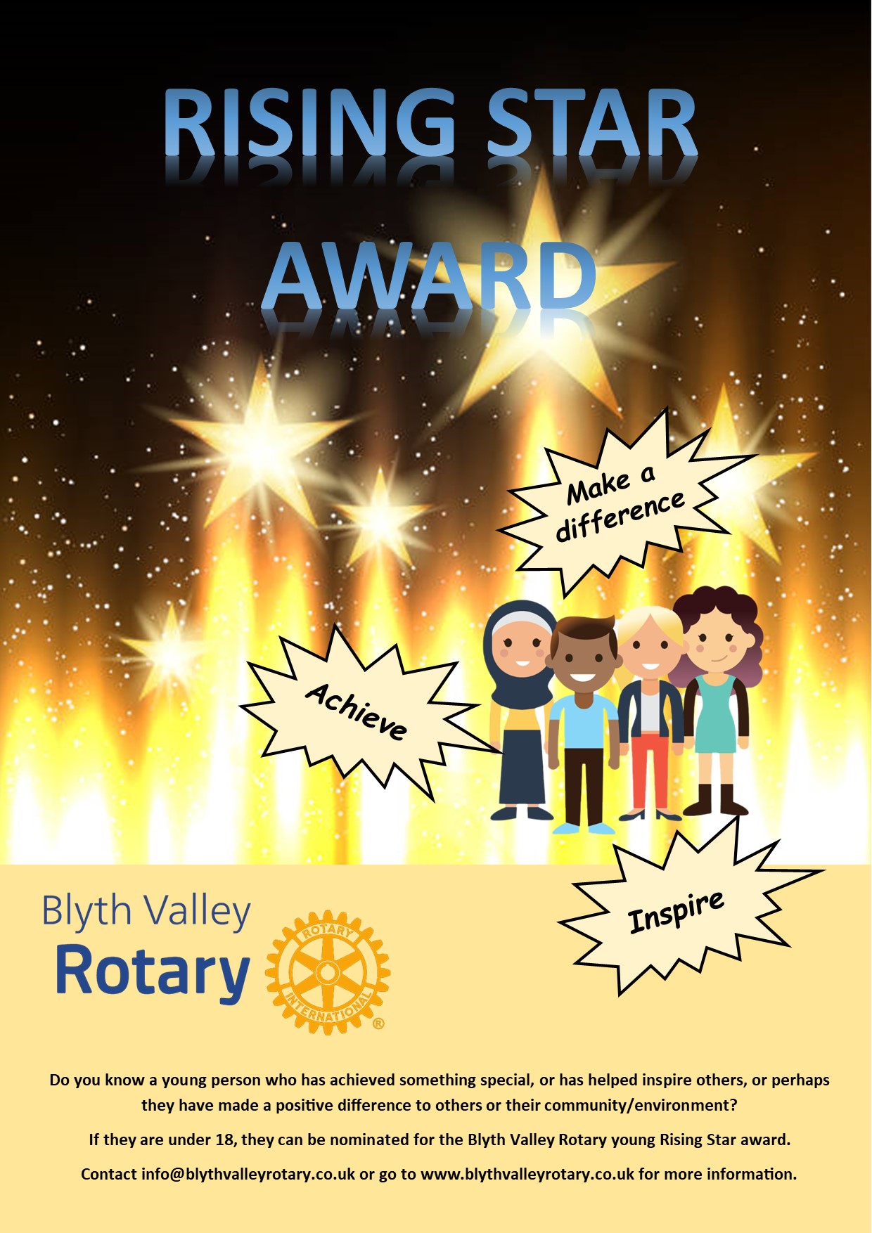 Rising Star award – Blyth Valley Rotary